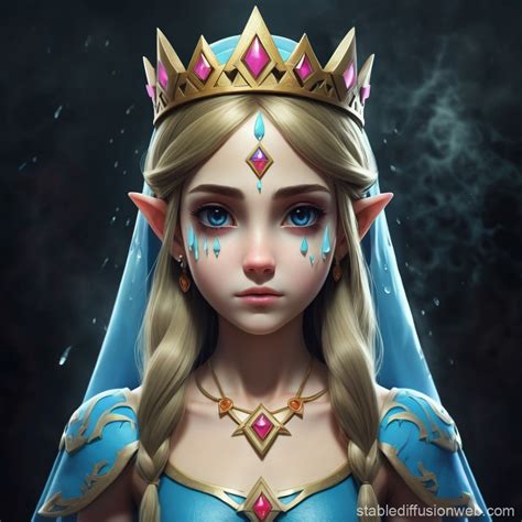 Princess Zelda In Spooky Costume Stable Diffusion Online