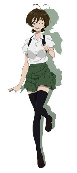 Makimura Miki Devilman Devilman Crybaby Non Web Source Girl Breasts Brown Hair School
