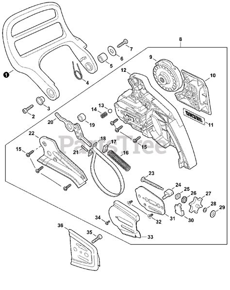 Echo Cs 370 F Echo Chainsaw Sn C27512001001 C27512999999 Chain