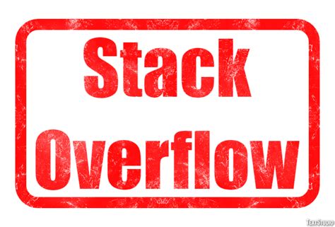 Stack Overflow Text Effect And Logo Design Social Network