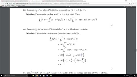 solved compute integral c x 2 ds where c is the line