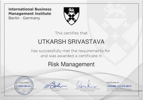 i m thrilled to share that i ve successfully completed my risk