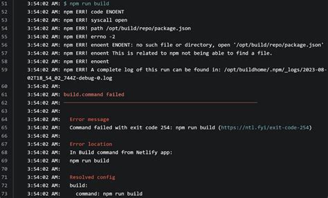 netlify 254 에러