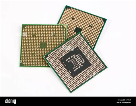 Three Laptop Processors Stock Photo Alamy