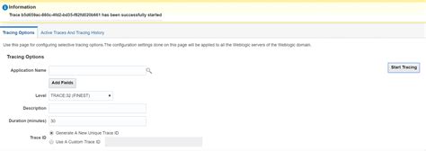 Selective Tracing For Oracle Soa Suite