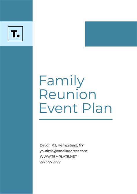 Free Reunion Templates To Edit Online