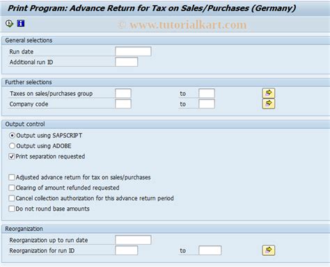 F SAP Tcode Adv Ret On Sls Purchase Form Printout DE F SAP Tcode Adv Ret On Sls Purchase Form Printout DE