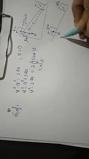 A block is released from the top of an inclined plane of inclination θ I