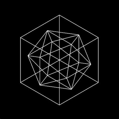 Cube199 A Geometric Design With Hexagons