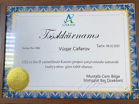 Vugar Jafarov Posted On Linkedin