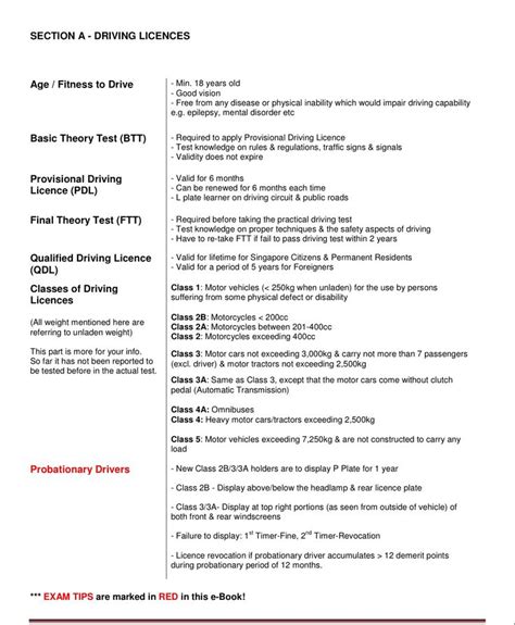 Basic Theory Test BTT Notes Theory Test Revision Theory Test Driving Test Questions