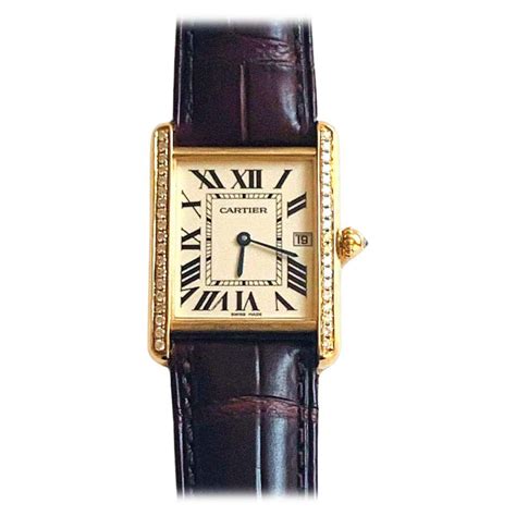 Tank Louis Cartier Watch Large 4 For Sale On 1stdibs Cartier Tank