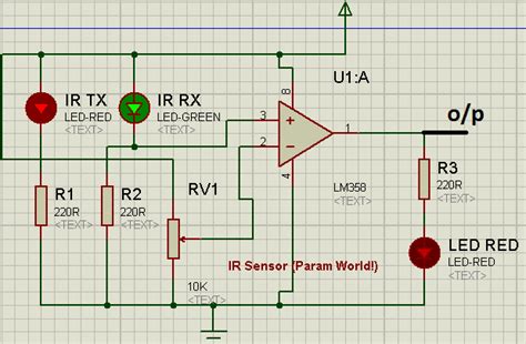 Lm358 Ir Sensor Circuit Diagram Ir Sensor Circuit Diagram