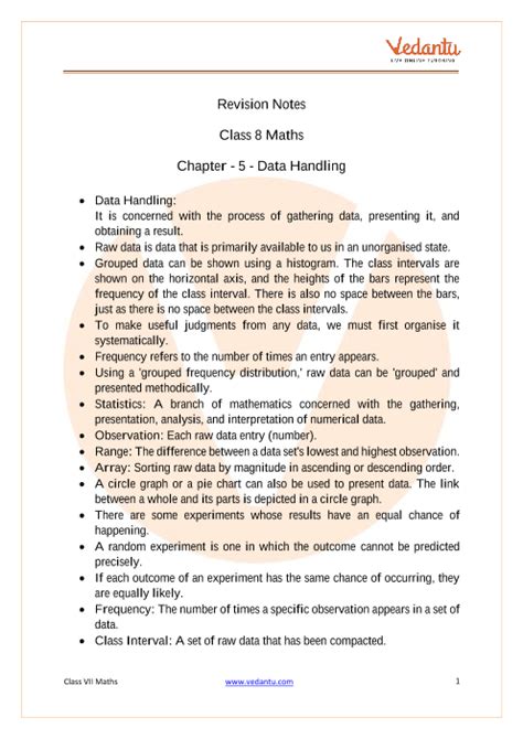data handling class 8 notes cbse maths chapter 5 [pdf]
