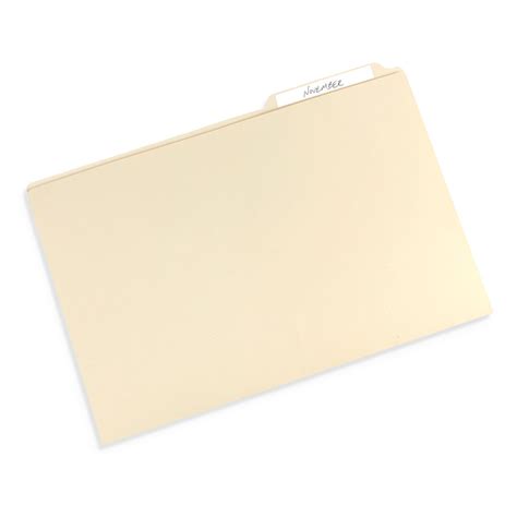 Blue Summit Supplies File Folders Tabloid 1 3 Tab Manila 50 Pack