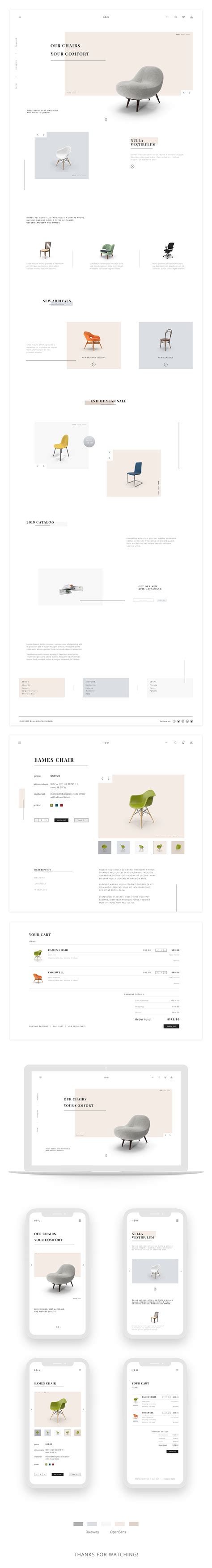 Clean And Simple E Commerce Web Design On Behance