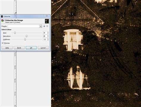 Color How To Remove Coloured Degradation From Old Photo In GIMP Graphic Design Stack Exchange