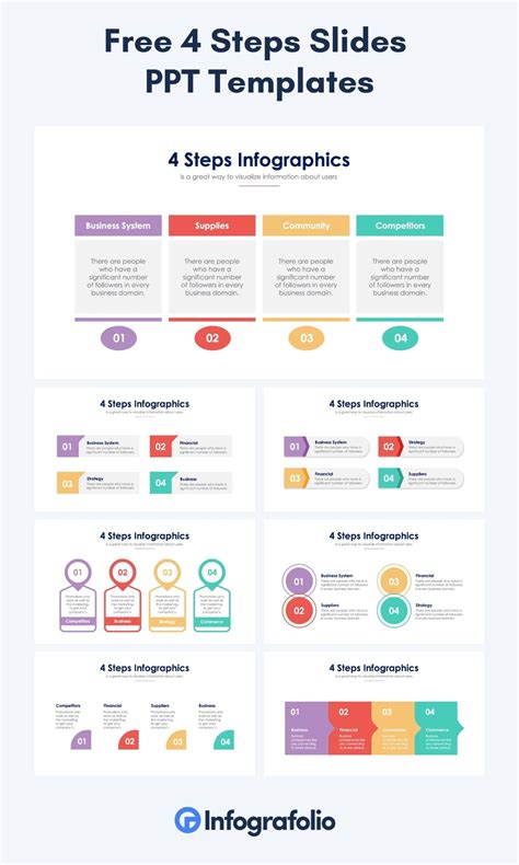 Free 4 Steps PowerPoint Templates Infographic Powerpoint Powerpoint