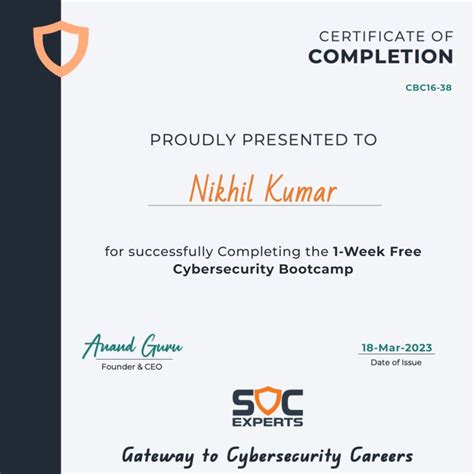 Nikhil Kumar On Linkedin Cybersecurity Socexpert Bootcamp
