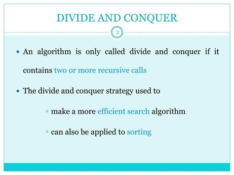 Divide And Conquer Quick Sort Pptx Programming Languages Computing