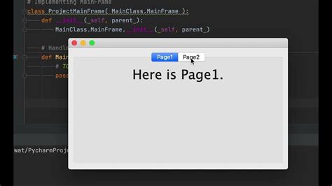 Wxpythonでタブを作ってみた例 Youtube