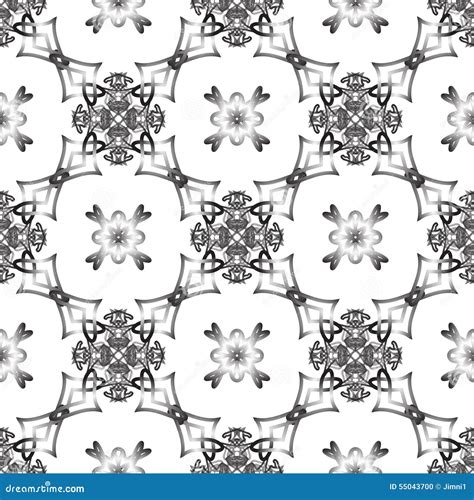 Seamless Monochrome Woven Pattern Stock Illustration Illustration Of