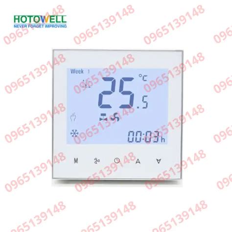 Htw Wf01 Fc Hvac System Air Conditioner Fan Coil Room Modbus Programmable Touch Screen Room