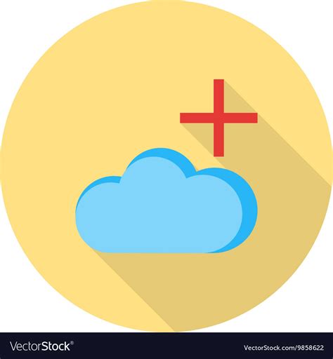 Add Cloud Royalty Free Vector Image VectorStock