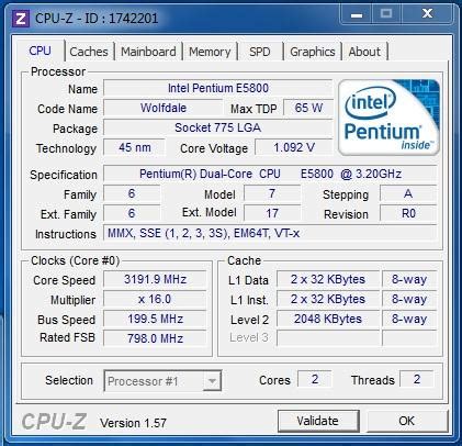 intel dual core e5800 3.2ghz | ClickBD