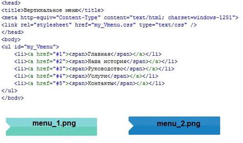 Вертикальное меню Css делаем сами