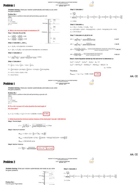Quiz 3 Solution Pdf Structural Engineering Civil Engineering