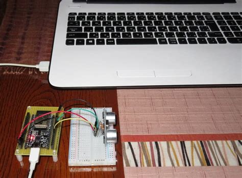esp32 hc sr04による距離測定