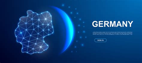 웹 사이트 템플릿에 대 한 독일 3d 다각형 기호입니다 배너 디자인을 위한 낮은 폴리 국가 지도 그림 독일 지도 디자인 그림 0명에 대한 스톡 벡터 아트 및 기타 이미지
