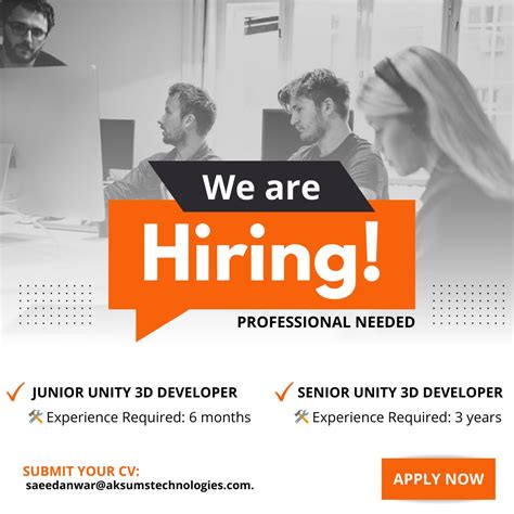 Saeed Anwar On Linkedin Unityjobs Wearehiring Unitydeveloper