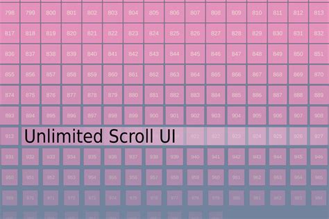 Unlimited Scroll Ui By Brian Jiang
