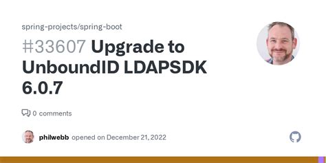 Upgrade To Unboundid Ldapsdk 607 · Issue 33607 · Spring Projects
