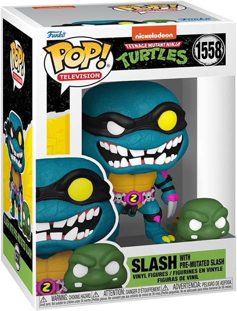 Funko Pop And Buddy Teenage Mutant Ninja Turtles Slash With Pre Mutated Slash