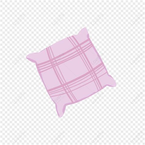 만화 일러스트 핑크 귀여운 베개 선 그리기 손으로 그린 그림선묘삽화 Png 일러스트 무료 다운로드 Lovepik