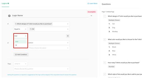 Advanced Logic｜surveycake Help Center