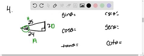 solved find the exact values of the six trigonometric ratios of the