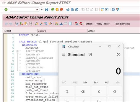 All About Programming Sap Abap Run Exe Program