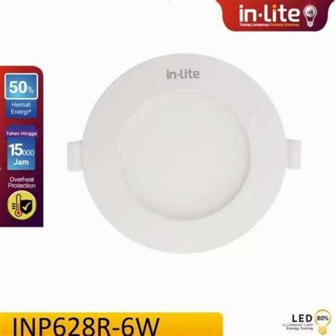 Jual Lampu Downlight Led Panel W Inlite Inbow Ib Bulat Di Seller Gudang Lampu Jl Pecinan