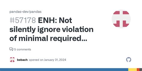 enh not silently ignore violation of minimal required version of