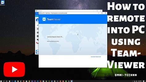How To Remote Into My Pc Team Viewer Youtube