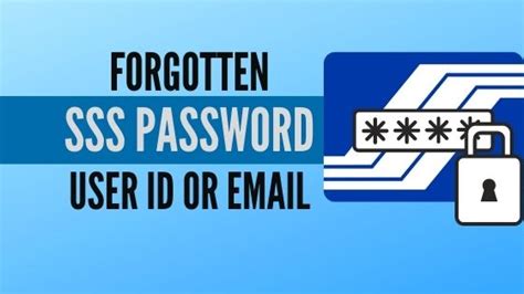 How To Reset SSS Password Or Email Address