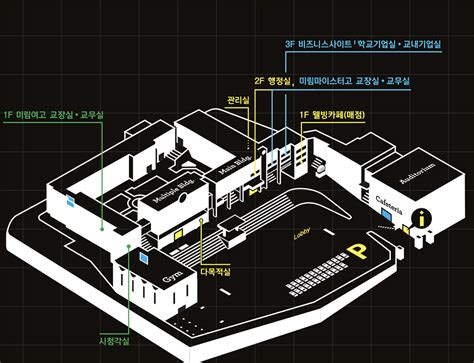 아이소메트릭 학교지도 프로젝트 미림마이스터고 뉴미디어디자인과