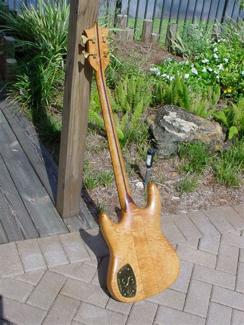 Ken Smith Custom 4 String Bass For Ken Smith 1980 Natural Finish Bass For Sale Guitarbroker