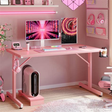 Bestier 52 Gaming Desk With Power Outlet And Usb Ports