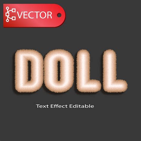 Premium Vector Vector Text Effect Editable Fur
