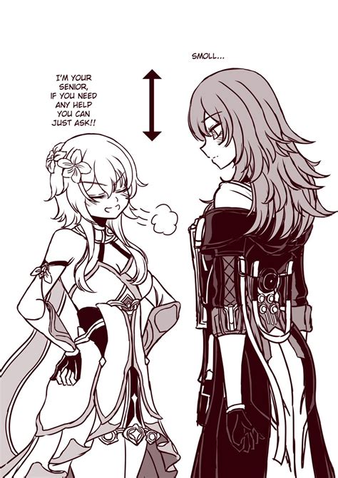 Lumine Trailblazer And Stelle Genshin Impact And More Drawn By K Nashi Danbooru